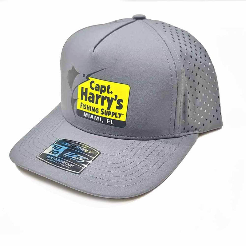 Capt. Harry's Dark Gray Performance 5 Panel Hat – Capt. Harry's Fishing ...