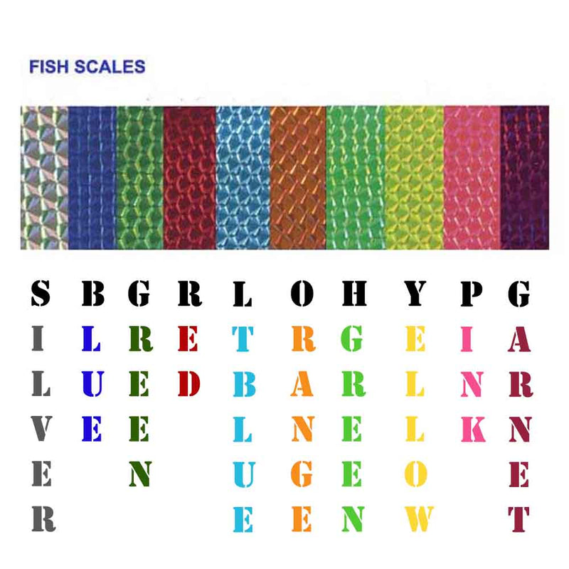 Witchcraft Decorative Tape 2" x 6" Fish Scale Tape - Capt. Harry's ...